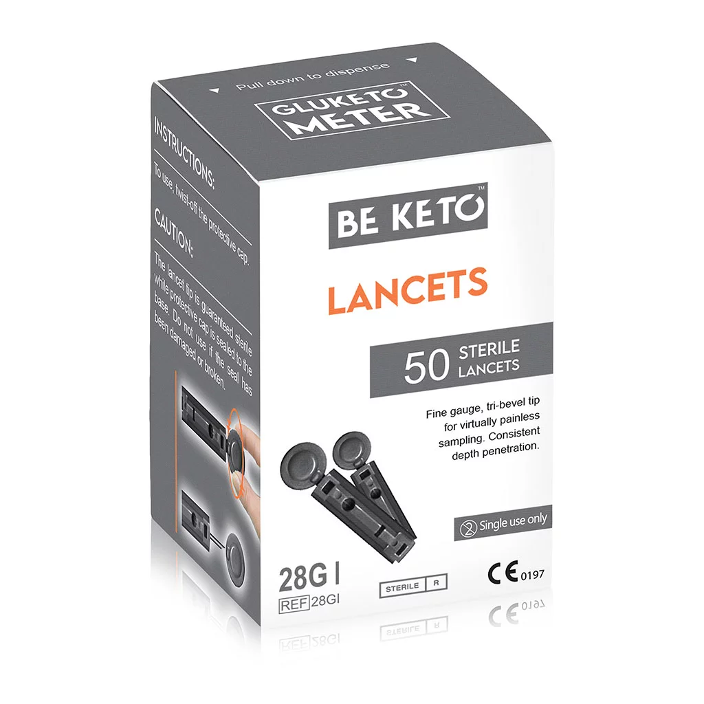 Sterile lansetter til GluKeto Meter (50 stk) – Helse og kropp